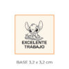 Stitch 005 – Excelente trabajo – Sello Mio